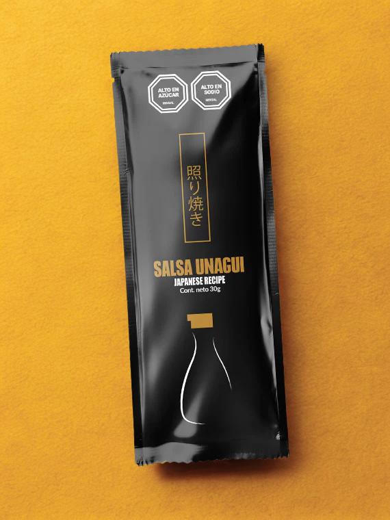 Sachets de Salsa Soya, Teriyaki y Unagui